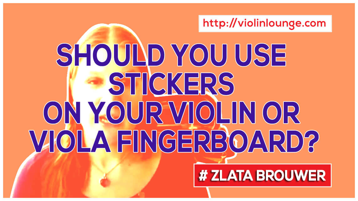 Should You Use Stickers on Your Violin or Viola Fingerboard? - Violin ...