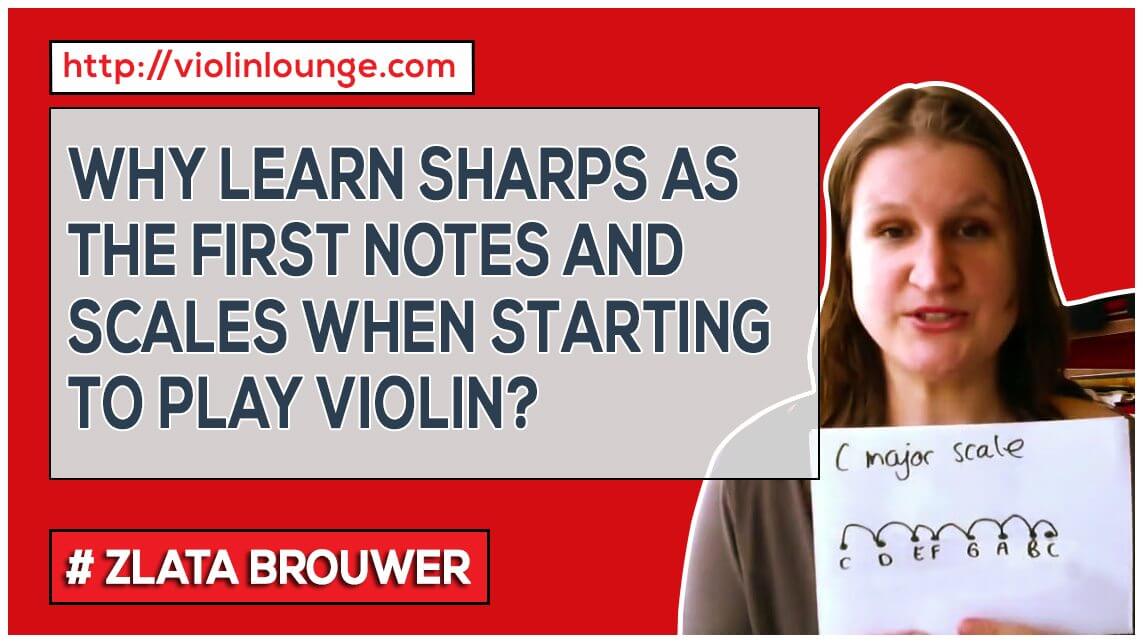The First Notes and Scales You Learn on the Violin (why those sharps ...