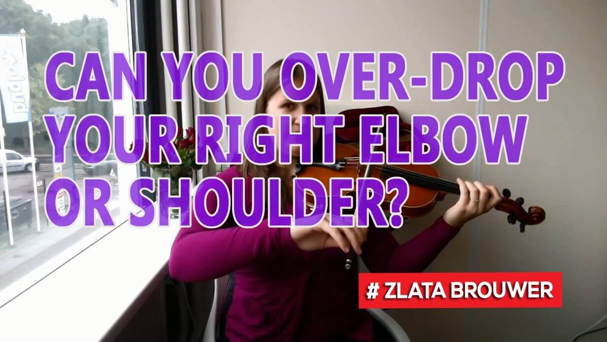 Can You Over-Drop Your Right Elbow or Shoulder while Bowing? - Violin ...