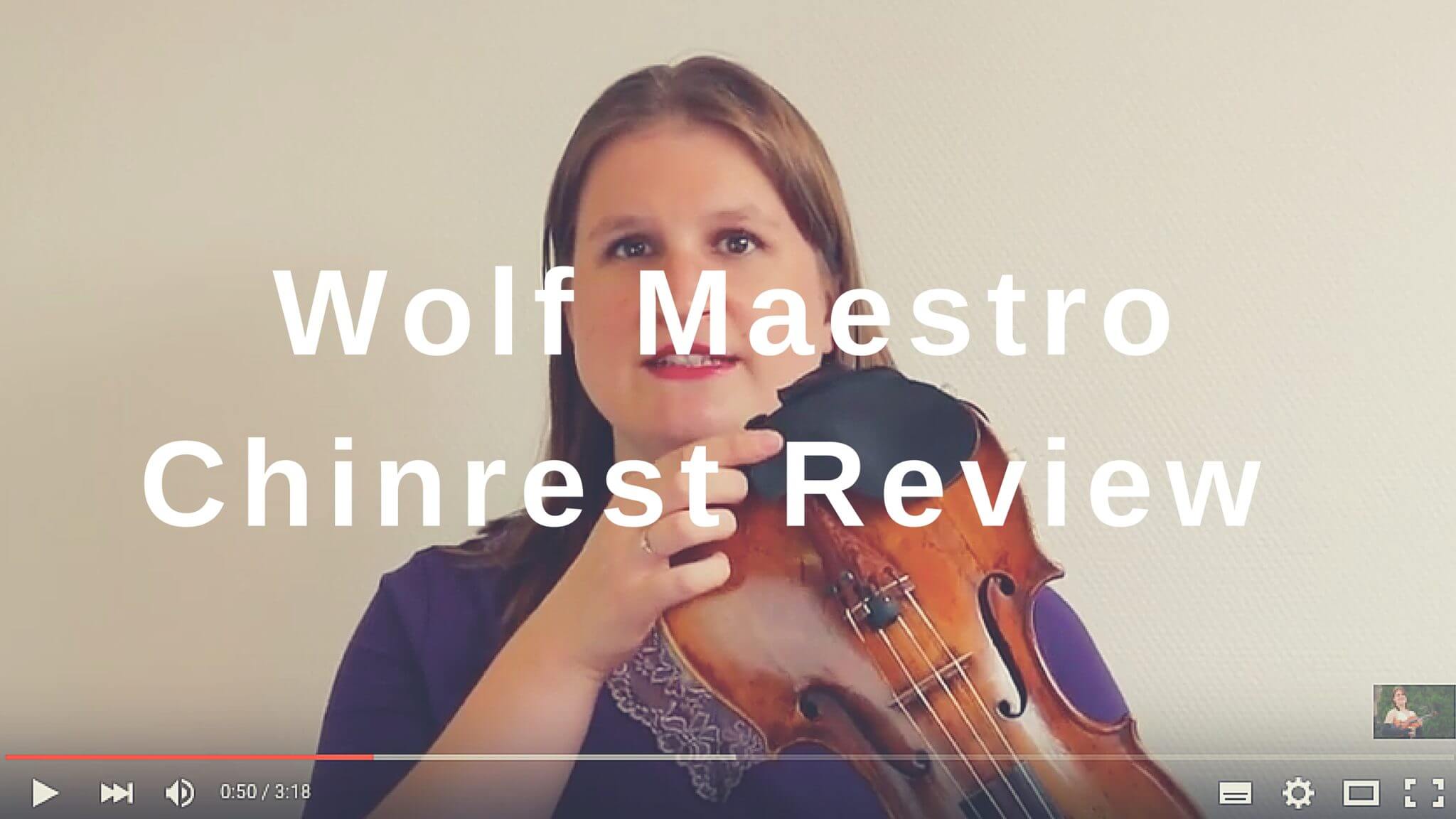 Wolf Maestro Chinrest Review - Violin Lounge