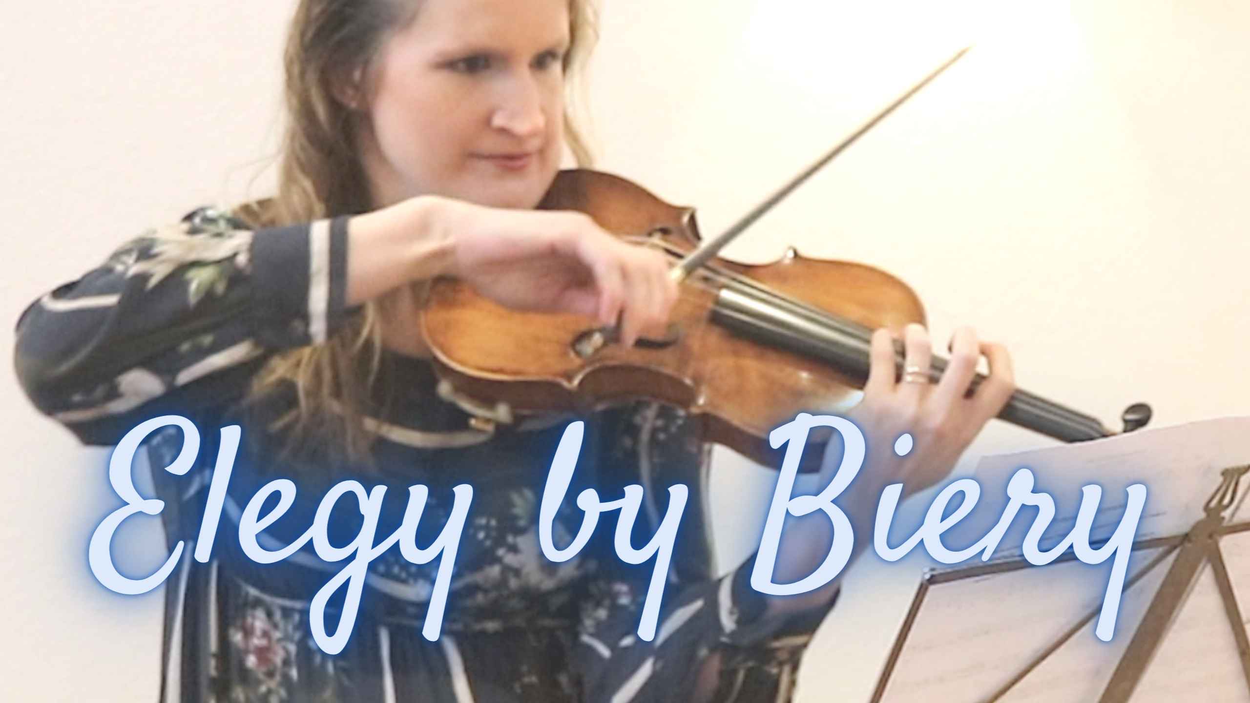 Elegy for Violin and Organ by James Biery - Violin Lounge