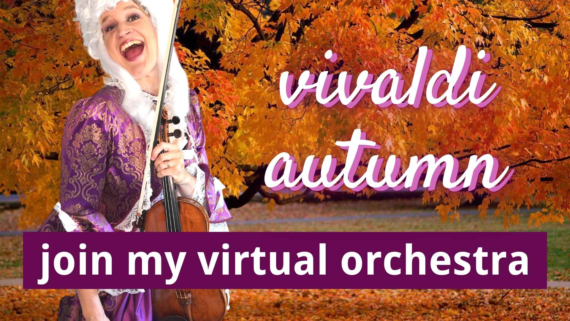 Let's play Vivaldi's Four Seasons Autumn together | Virtual Orchestra ...