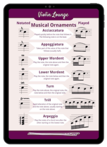 How to play musical ornaments on the violin - Violin Lounge